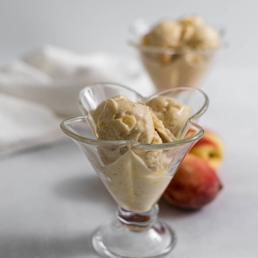 3-Ingredient Nectarine Nice Cream (Vegan/GF) - Supermom Eats