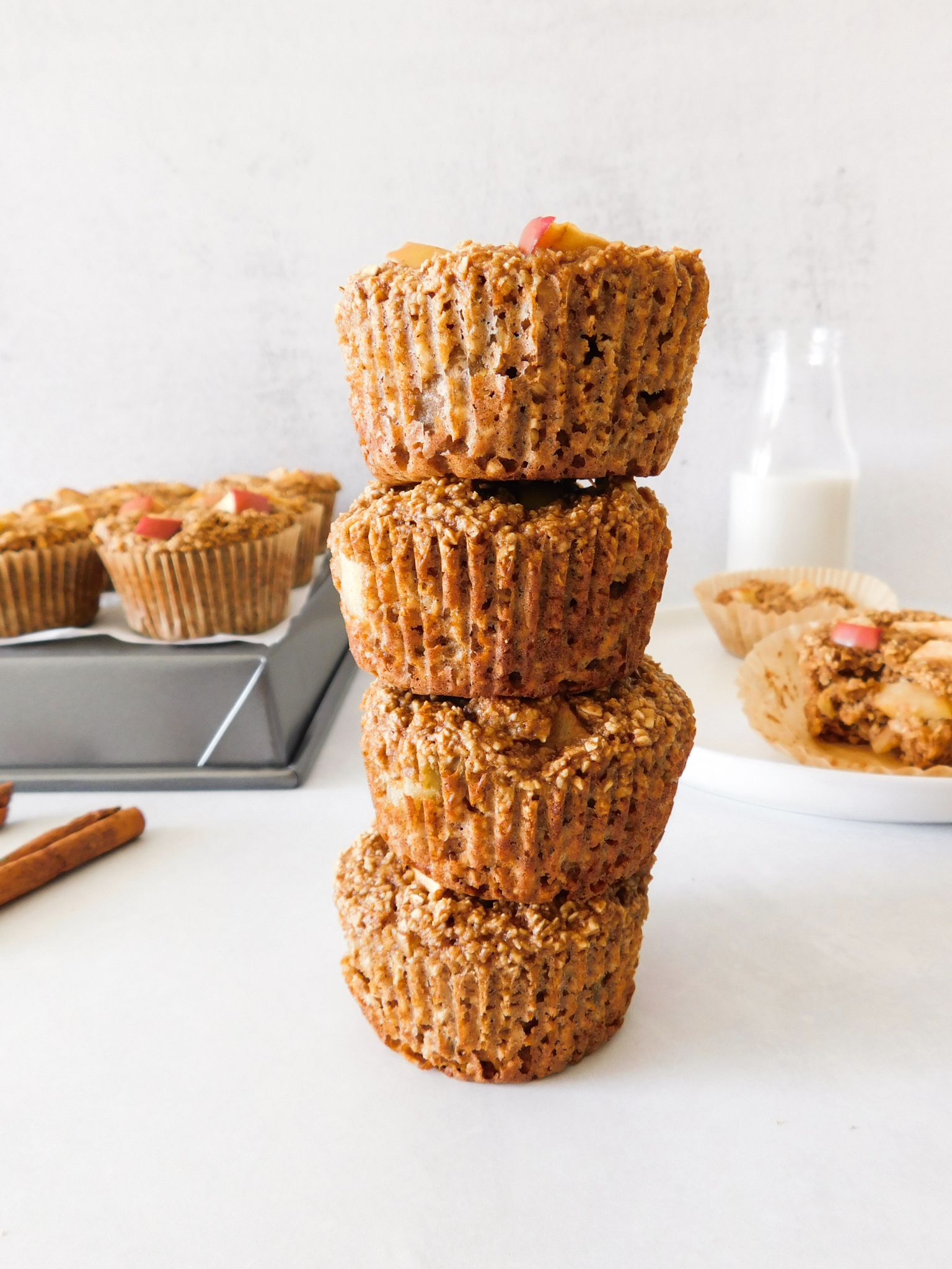 Gluten-Free Apple Protein Muffins - Supermom Eats