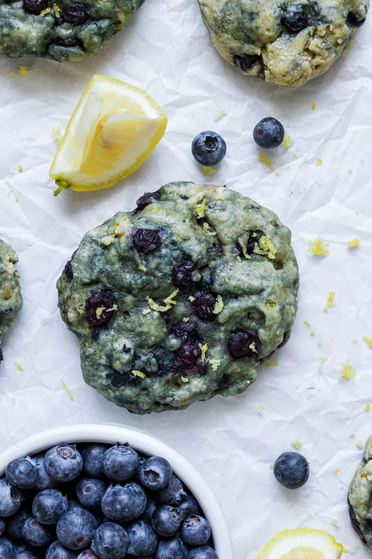 Lemon Blueberry Cookies - Supermom Eats